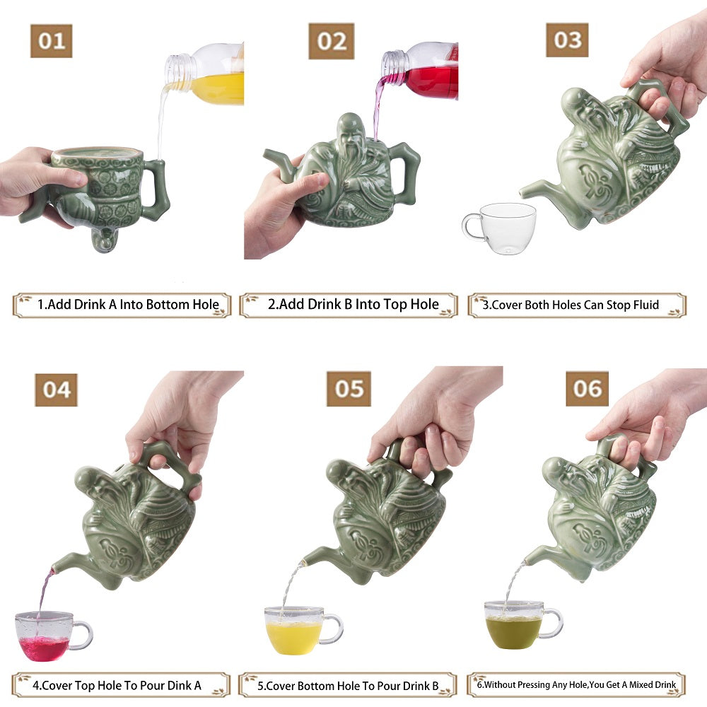 Assassins Teapot Liangxin Kettle Teapot Two-heart pot Handmade Chinese ...